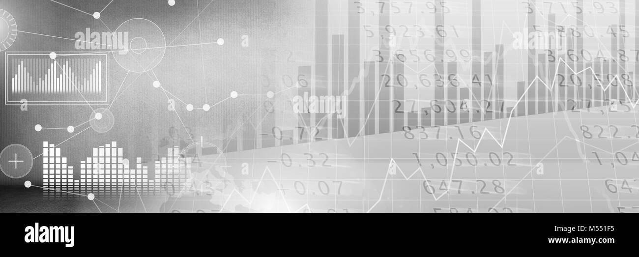 Interface overlay of connection statistics graphics with charts ...
