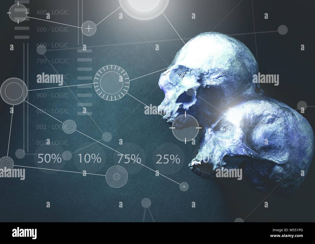 Interface overlay of connection statistics graphics with archaeology ...