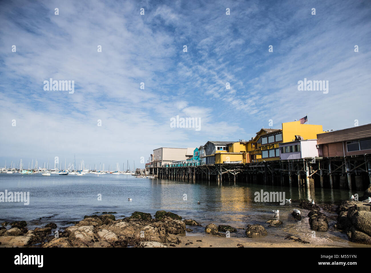 Fisherman's Wharf, Monterey, California Stock Photo - Alamy