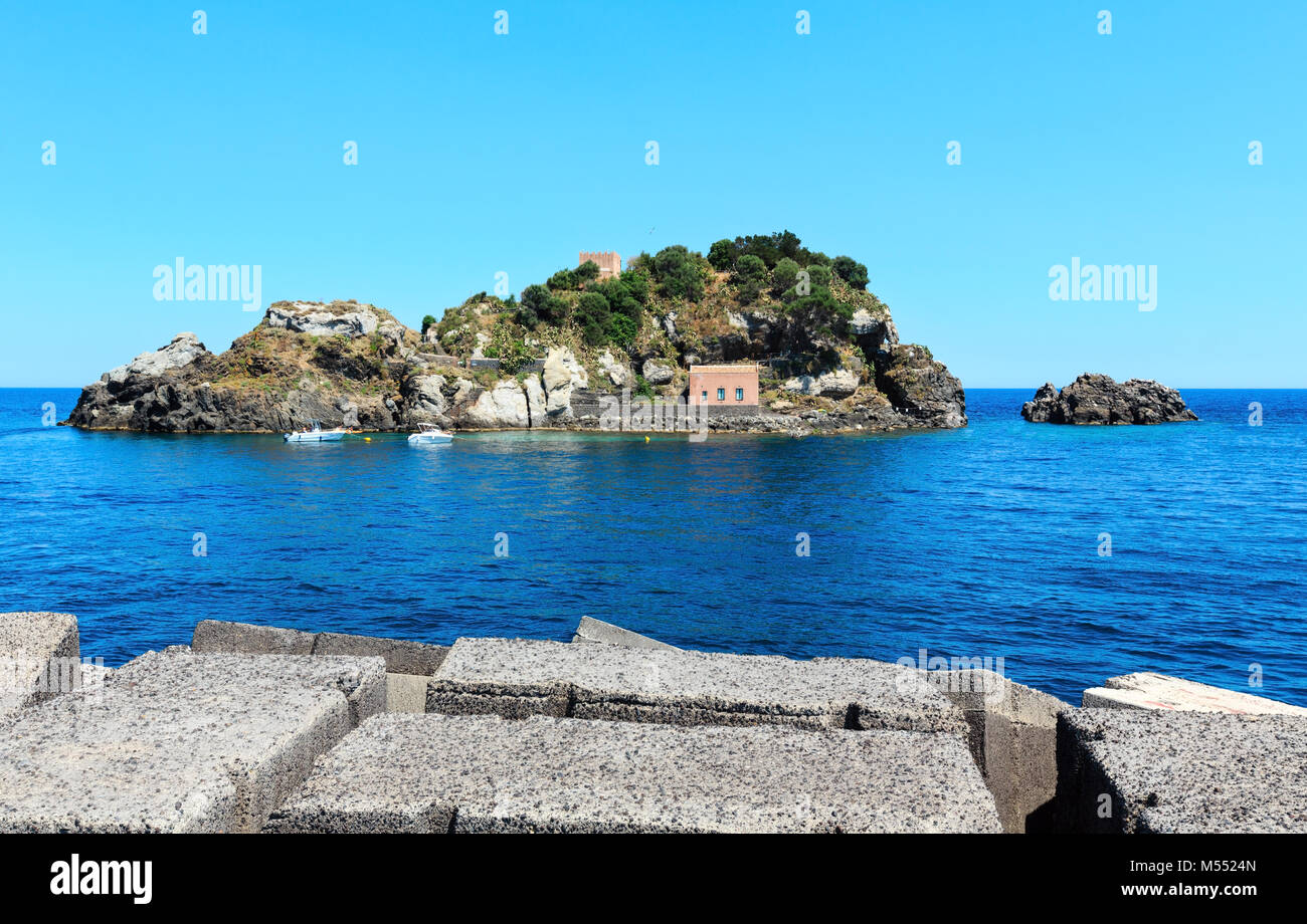 Cyclopean Coast and the Islands of the Cyclops on Aci Trezza town ...