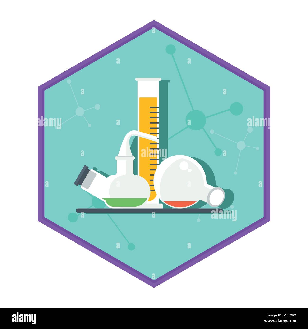 Medical banner laboratory scientist Cut Out Stock Images & Pictures - Alamy