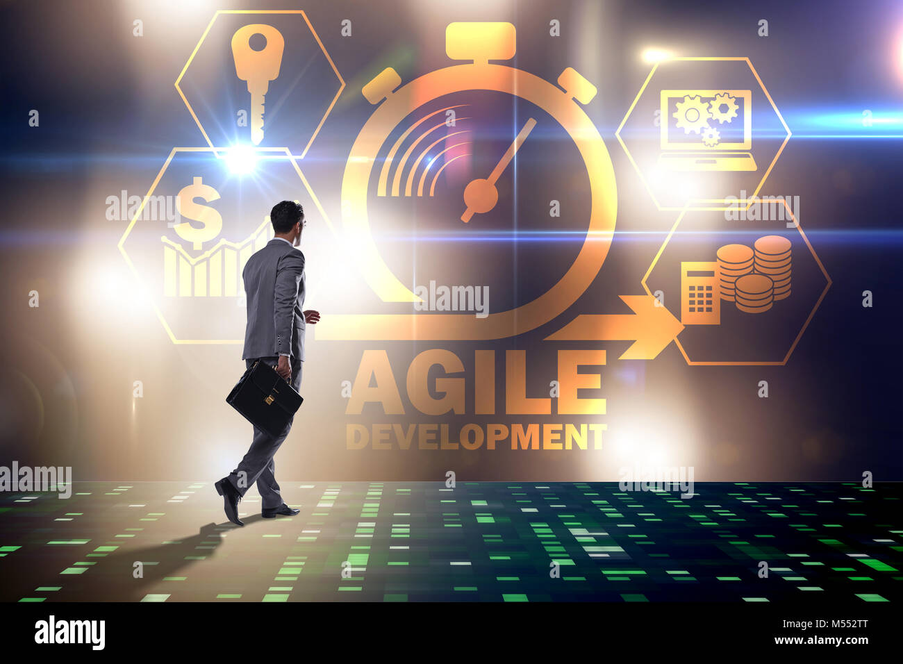 Concept of agile software development Stock Photo - Alamy