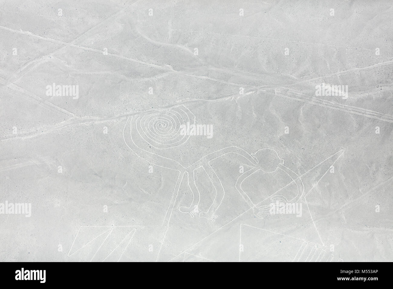 Nazca lines from the aircraft Stock Photo - Alamy