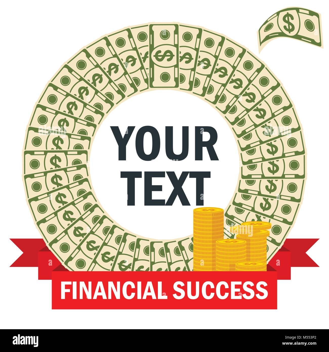 financial success template Stock Vector Image & Art - Alamy
