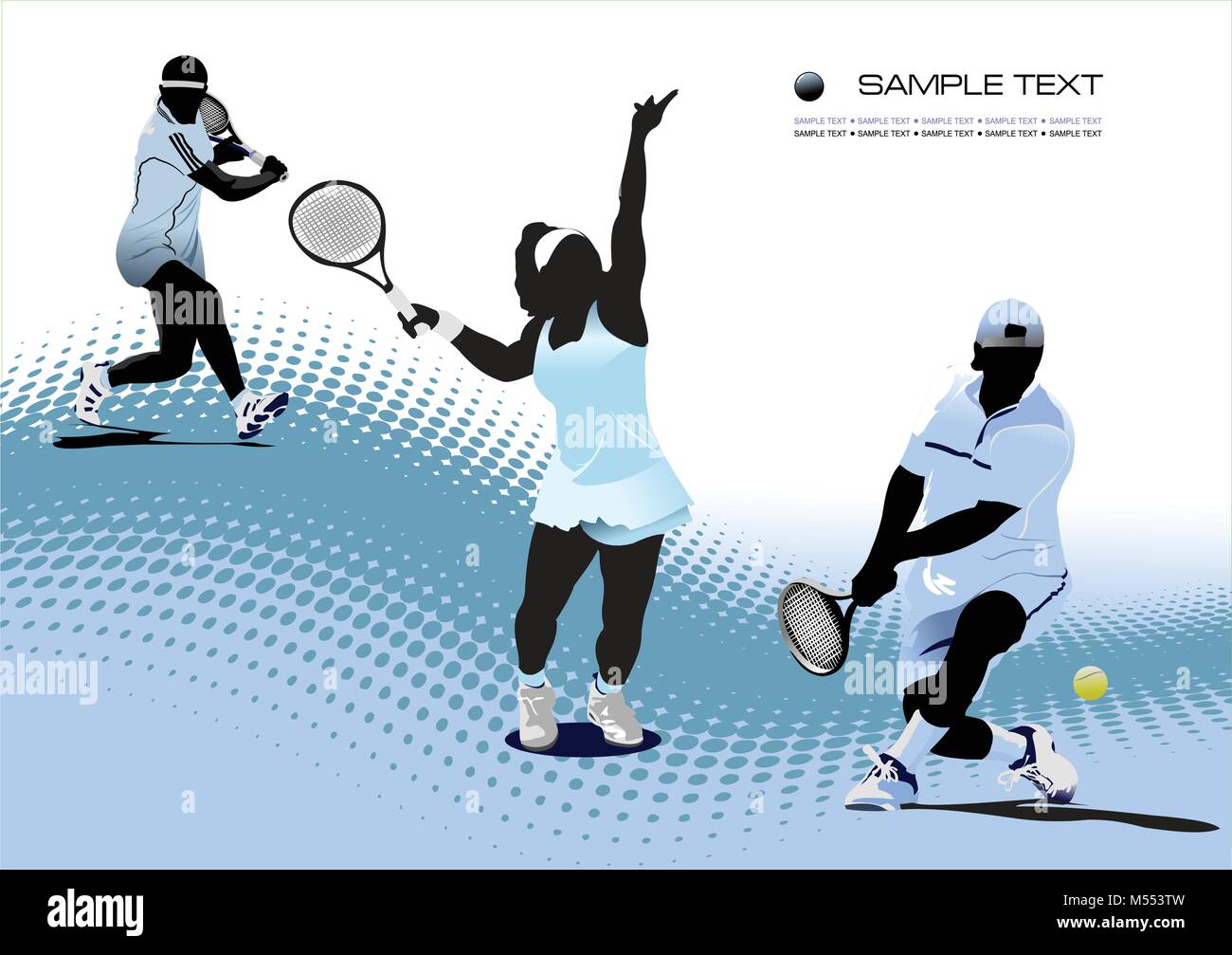 The big three tennis Stock Vector Images - Alamy