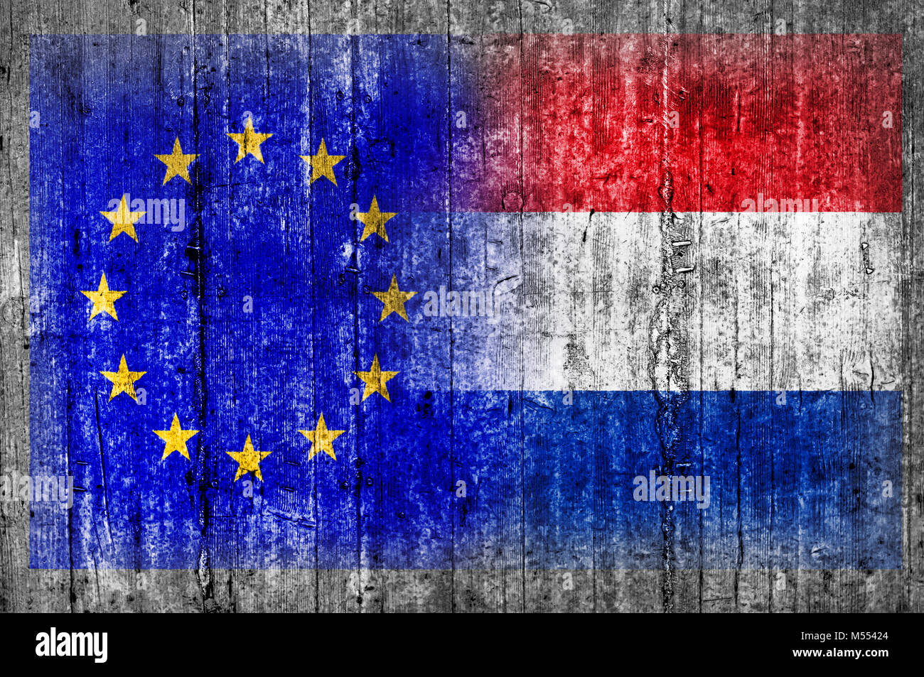 European flag map netherlands hi-res stock photography and images - Alamy