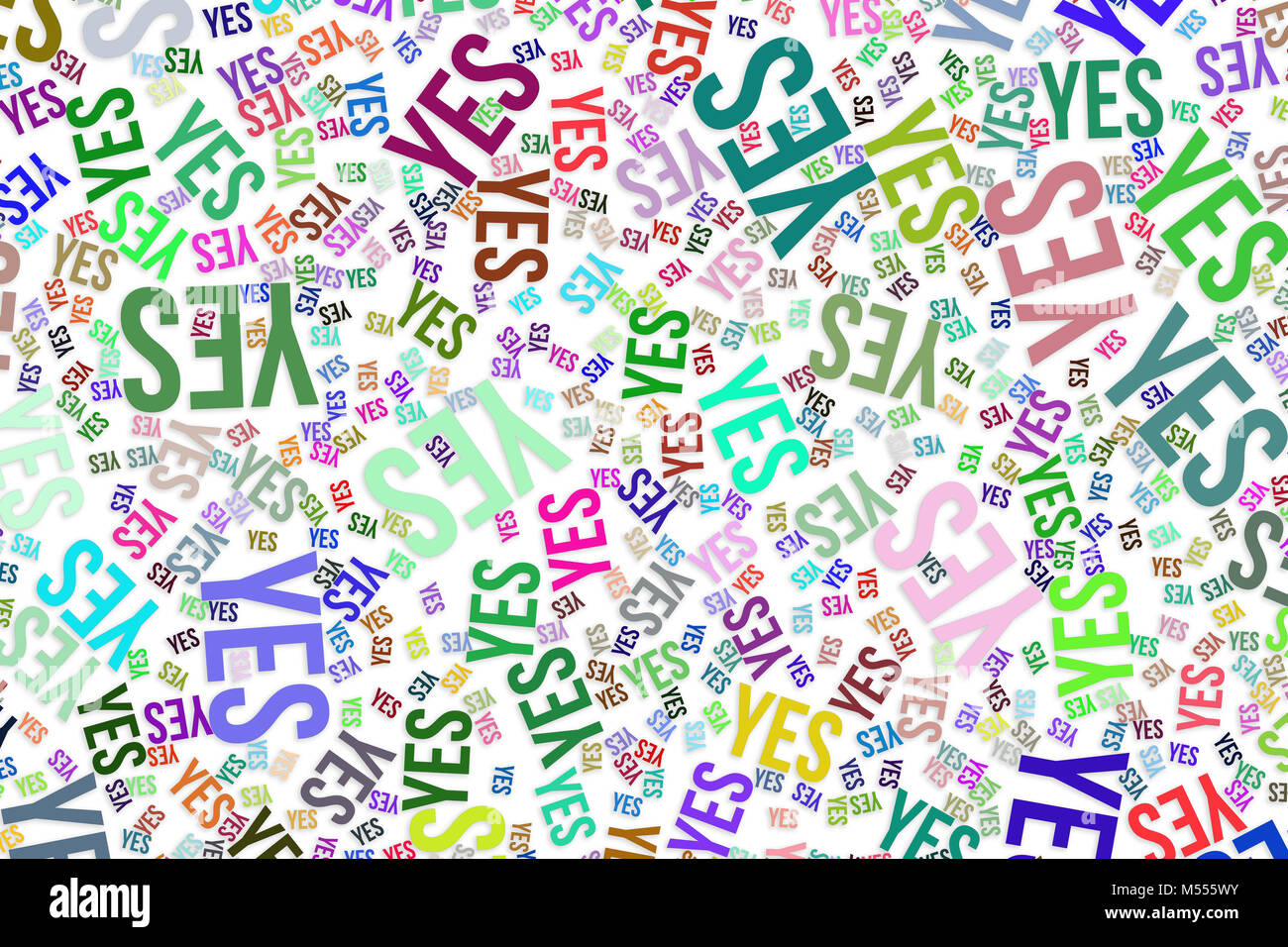 Yes motivation conceptual word cloud for for design wallpaper, texture ...