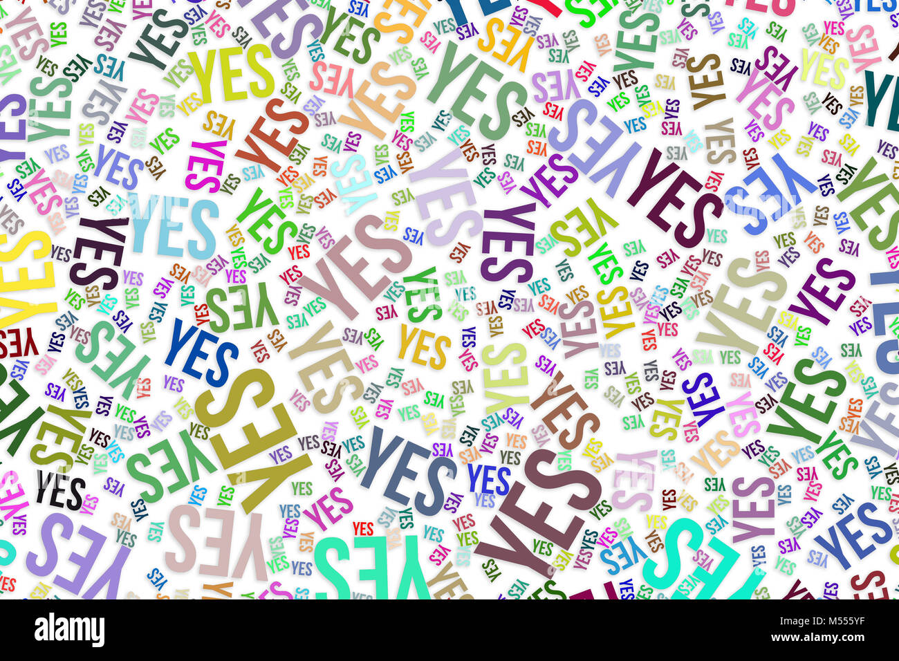 Yes motivation conceptual word cloud for for design wallpaper, texture ...