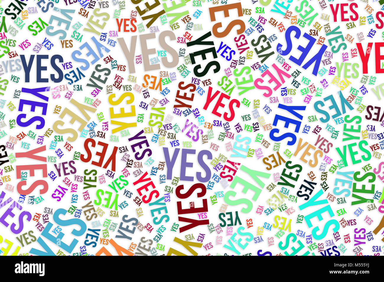 Yes motivation conceptual word cloud for for design wallpaper, texture ...