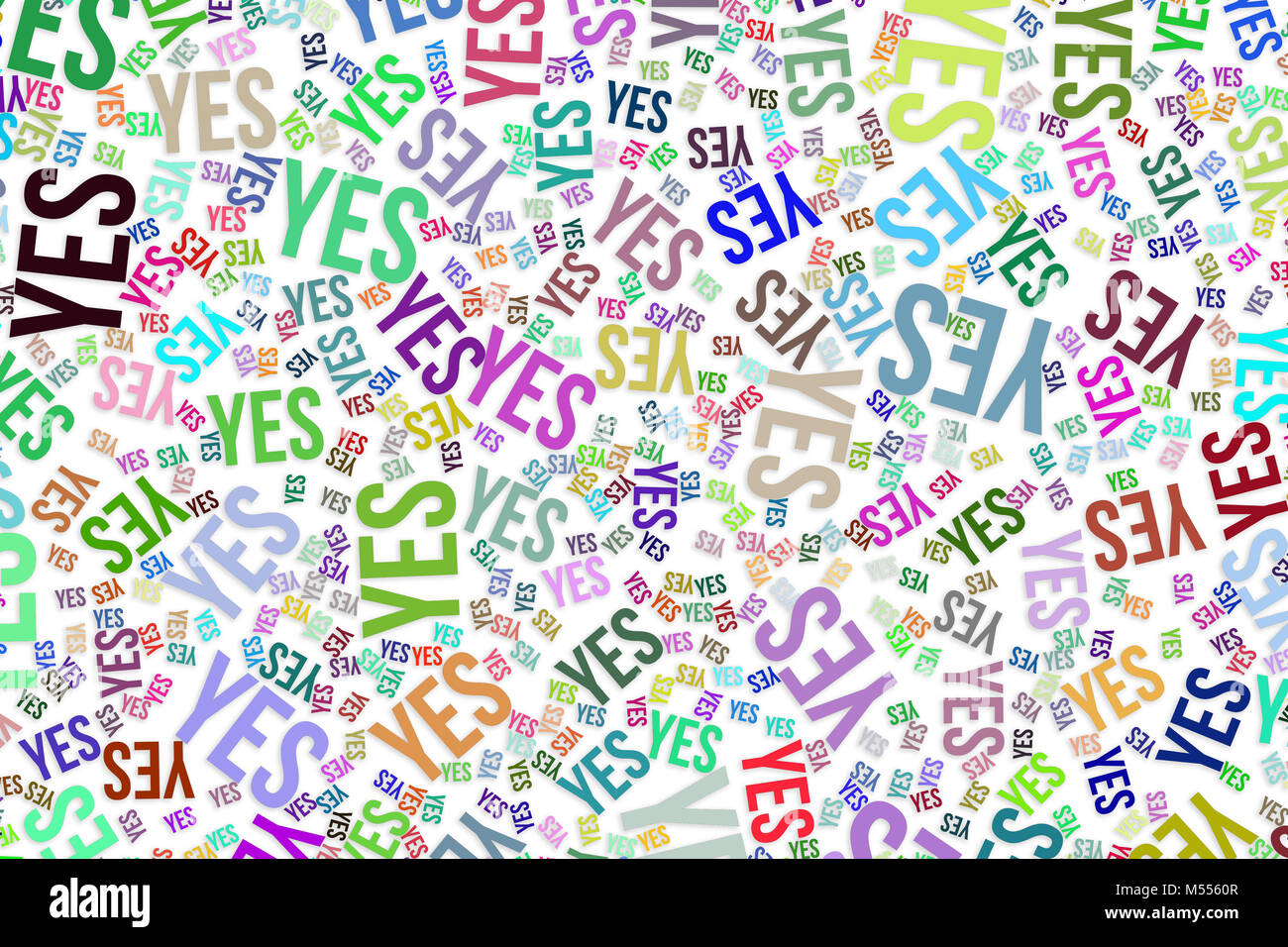 Yes motivation conceptual word cloud for for design wallpaper, texture ...