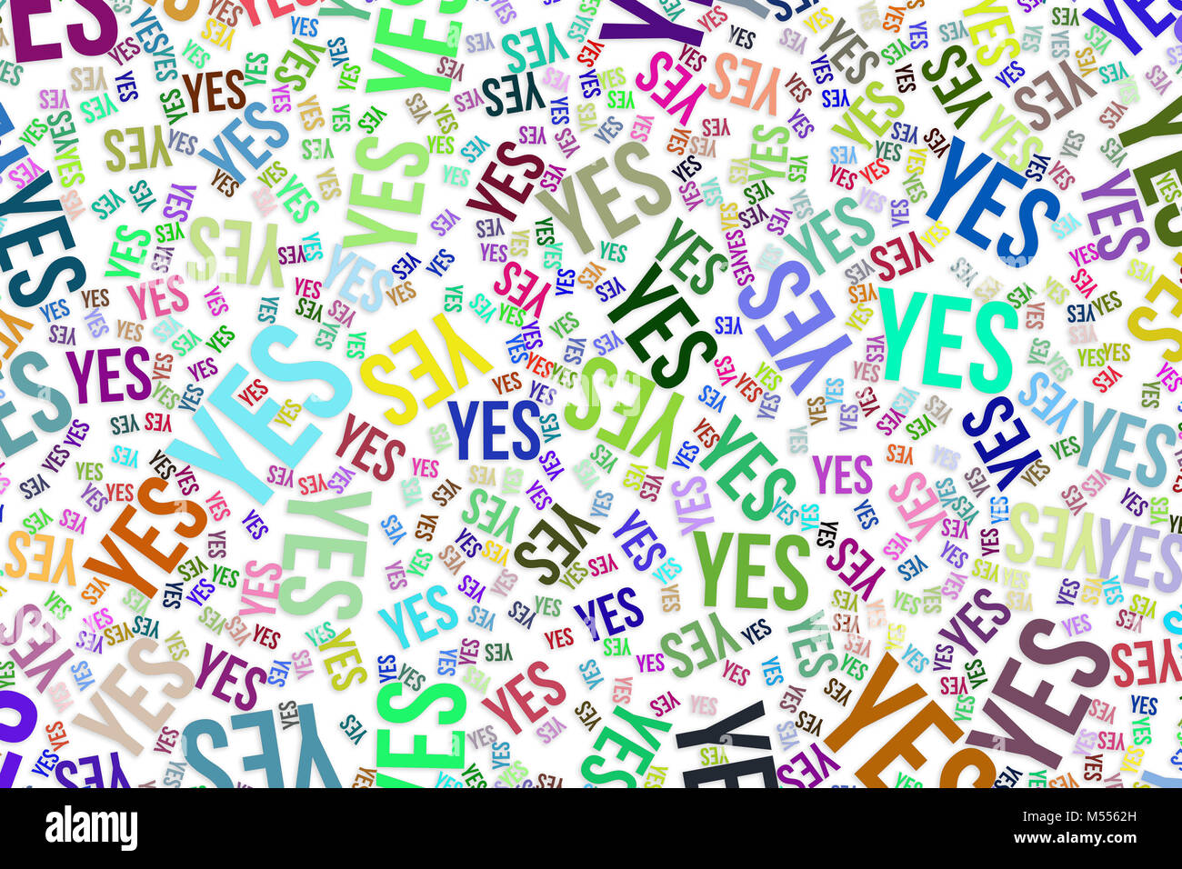 Yes motivation conceptual word cloud for for design wallpaper, texture ...