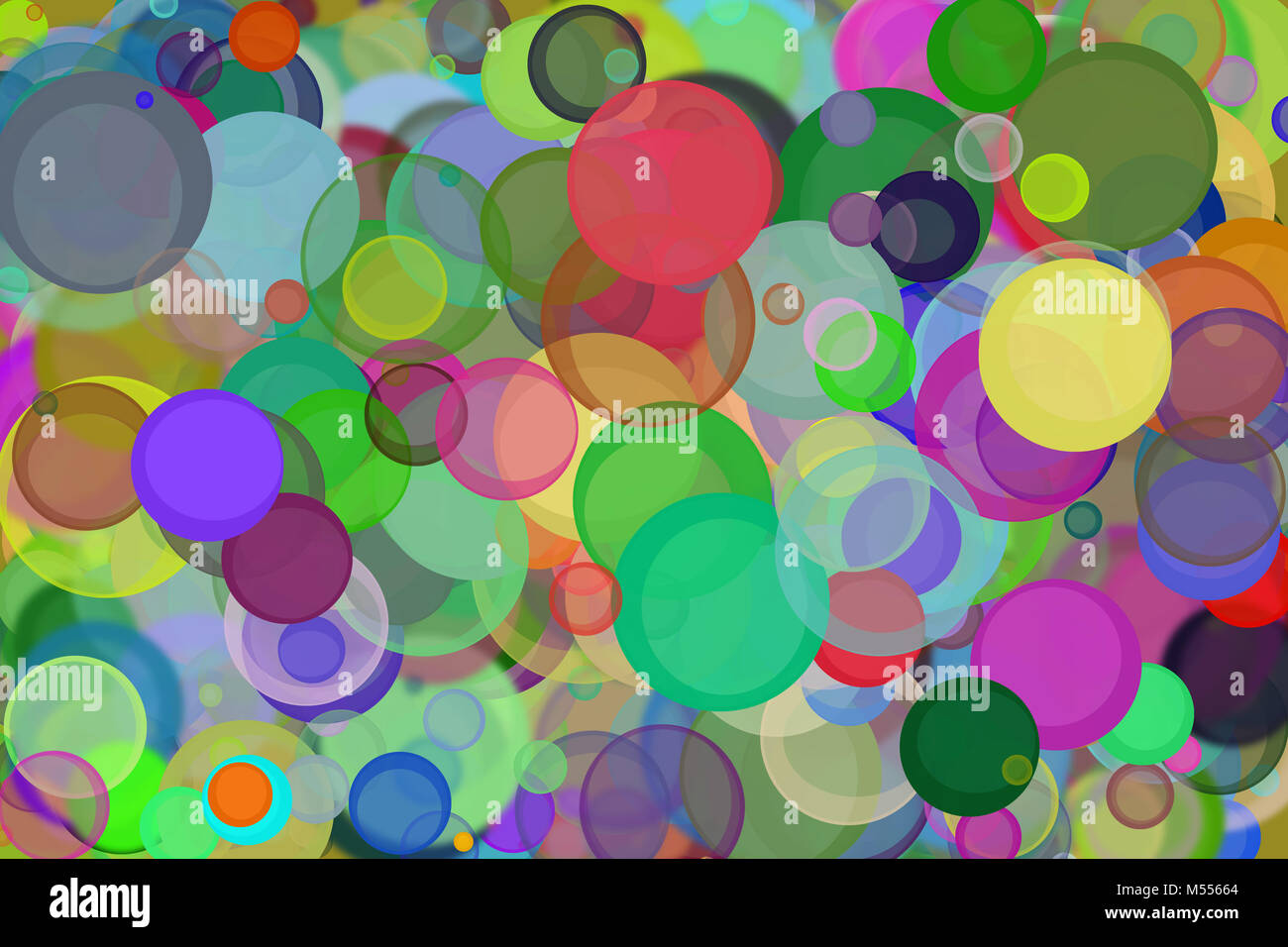 Random circle, ellipse or bubble shape, digital generative art for ...