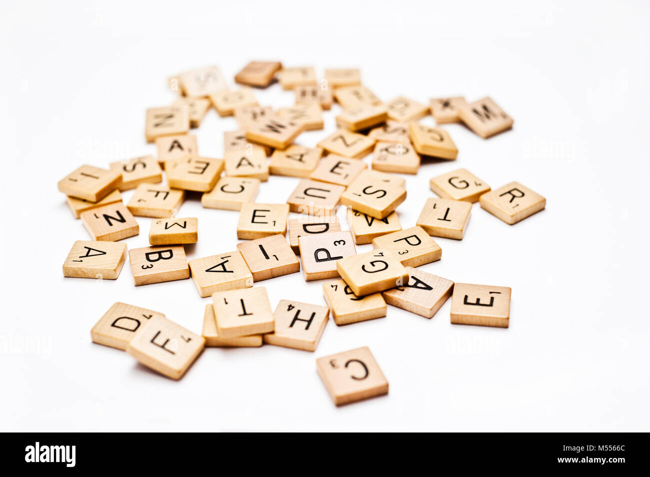 Scrabble tiles isolated hi-res stock photography and images - Alamy