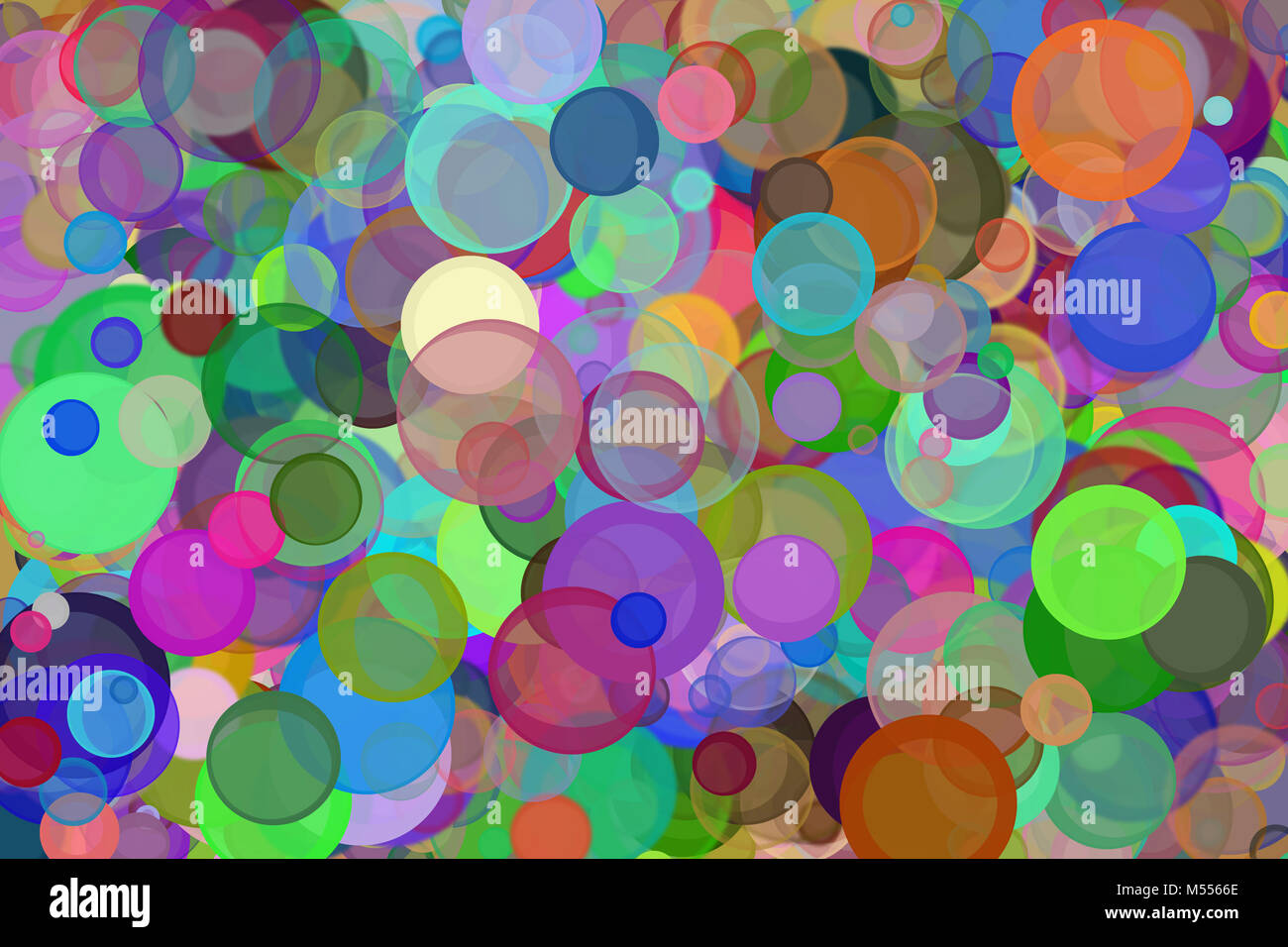 Random circle, ellipse or bubble shape, digital generative art for ...