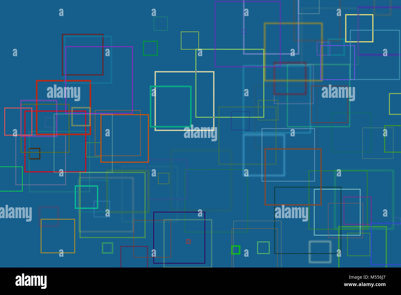 Random square shape, digital generative art for design texture ...