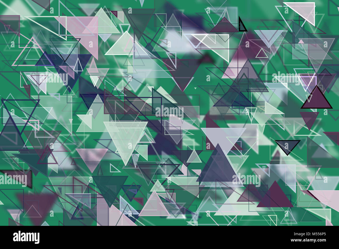 Random triangle shape, digital generative art for design texture ...