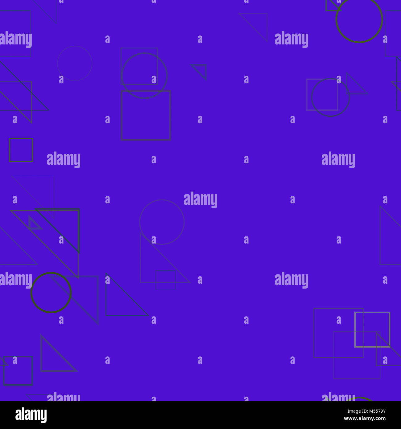 Seamless pattern, Random circle, square, rectangle & triangle shape ...