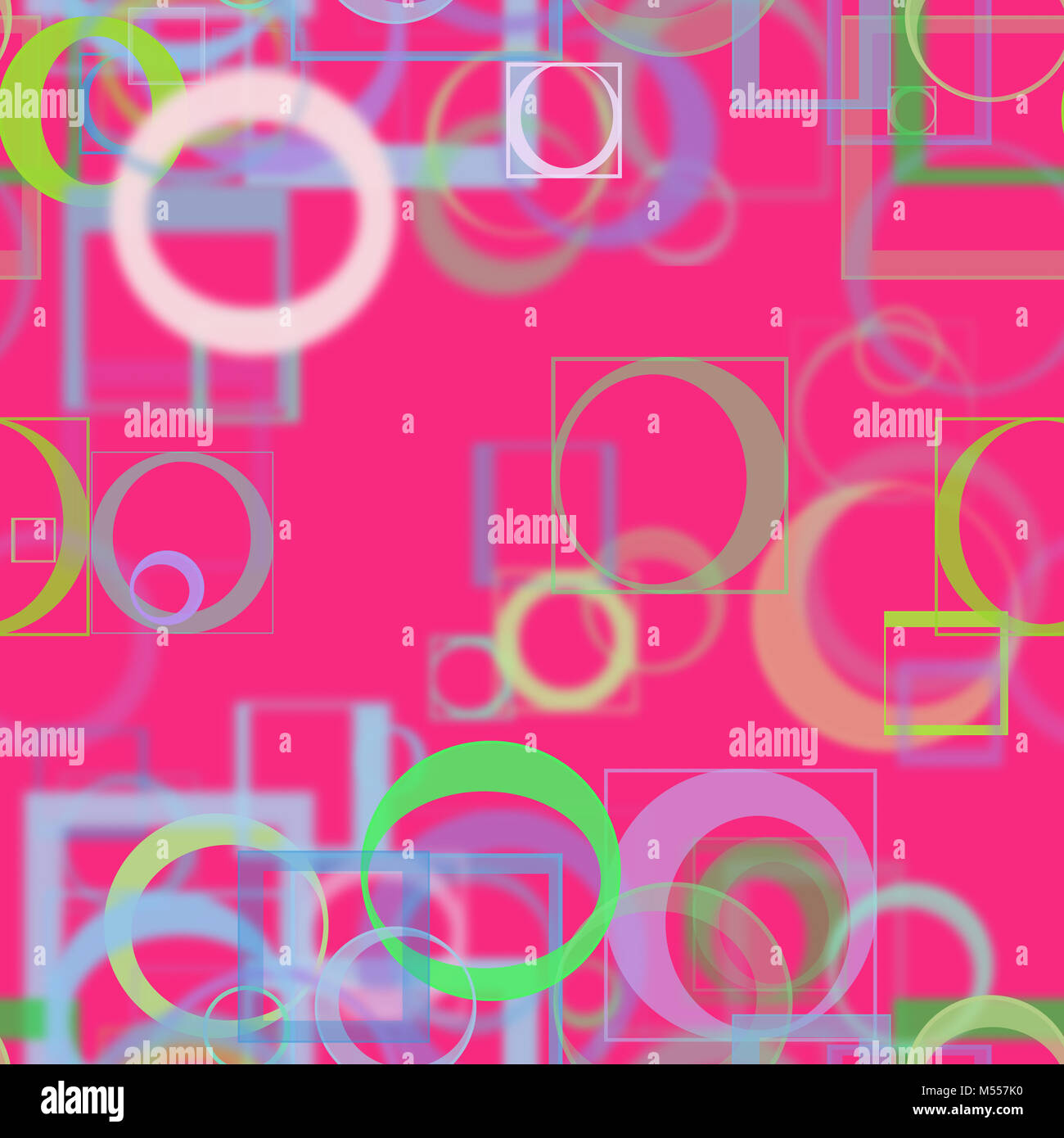 Seamless pattern, Random circle, square & rectangle shape, digital ...
