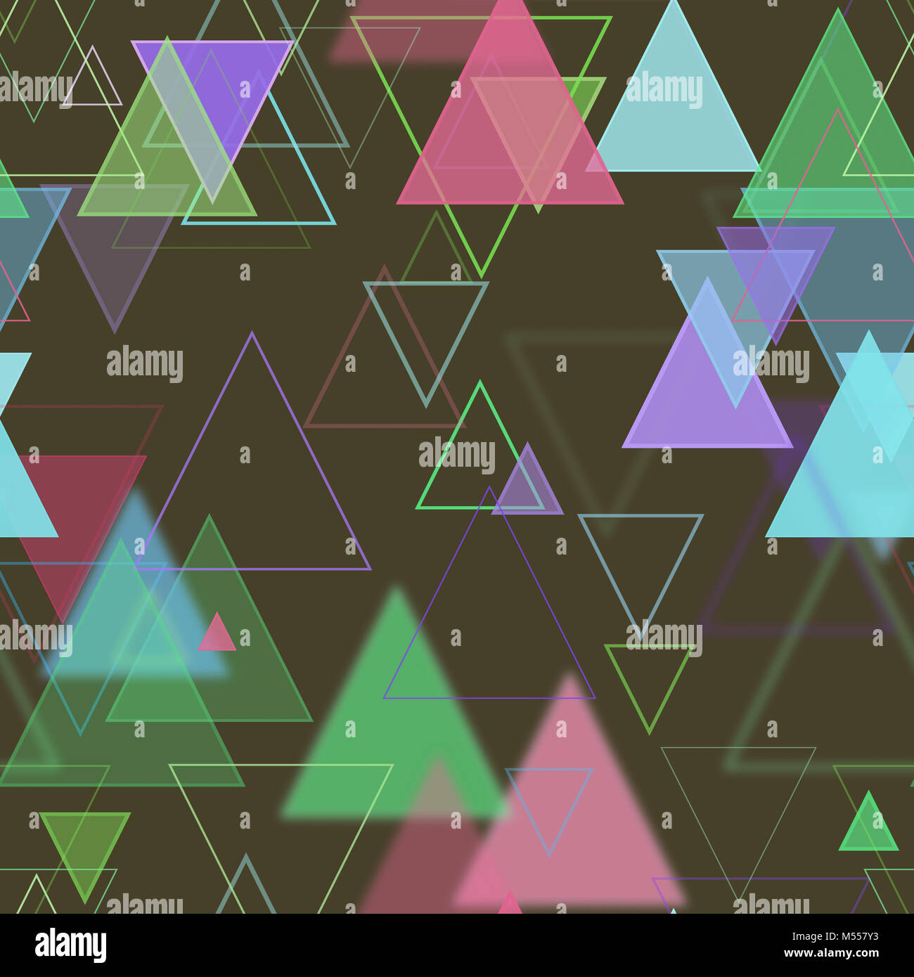 Seamless pattern, Random triangle shape, digital generative art for ...