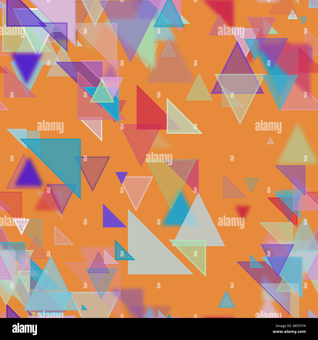 Seamless pattern, Random triangle shape, digital generative art for ...