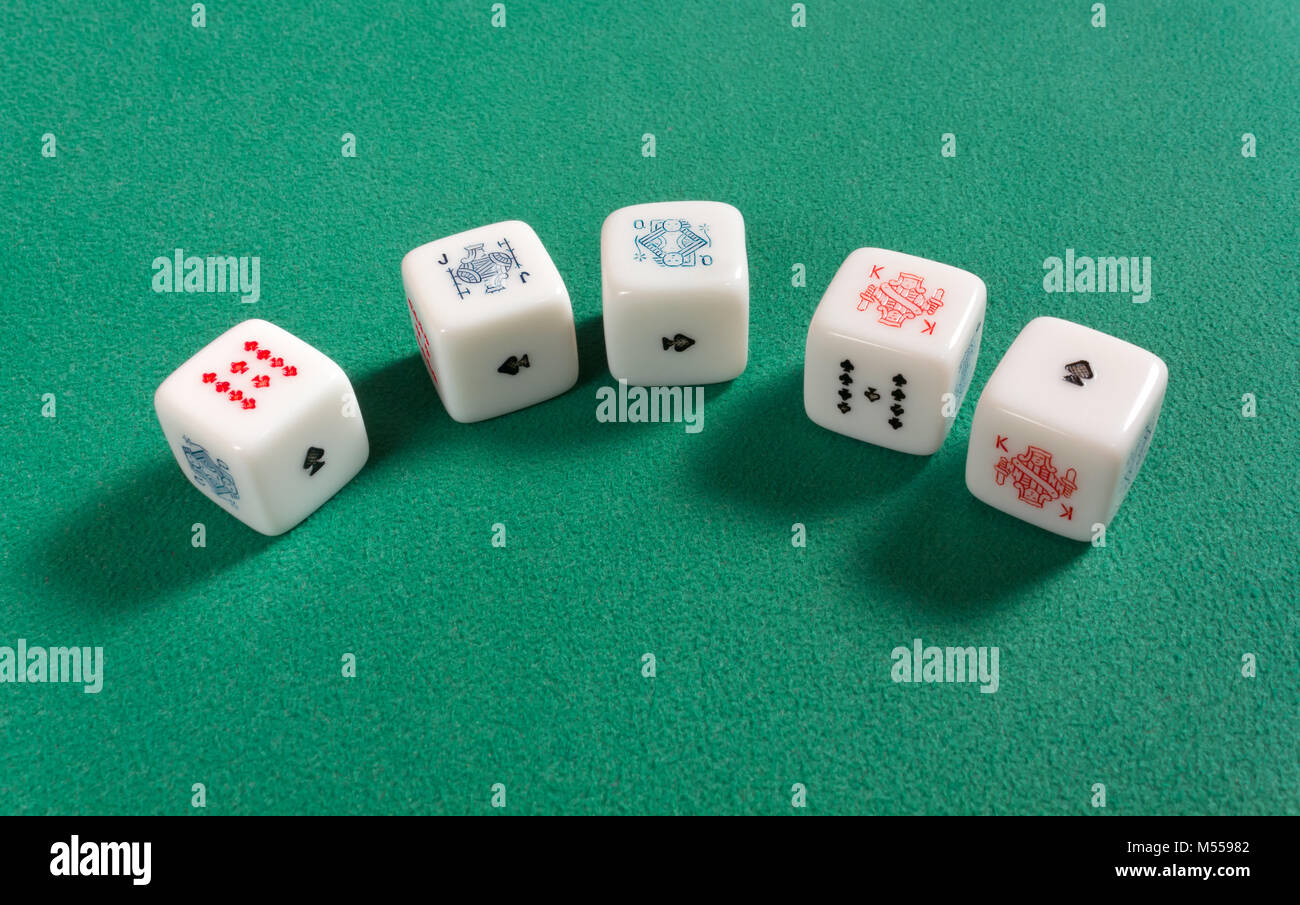 Poker dice hi-res stock photography and images - Alamy