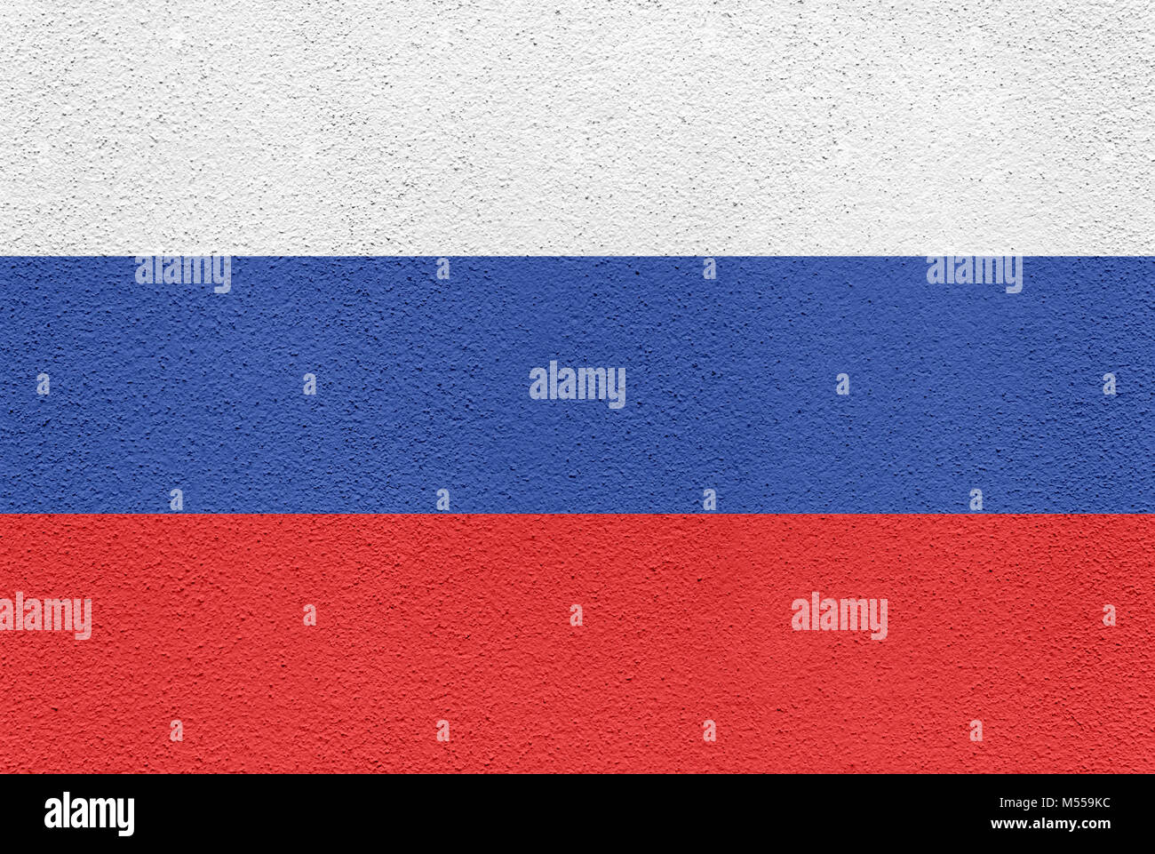 Russian flag painted on an exterior wall of a building Stock Photo - Alamy
