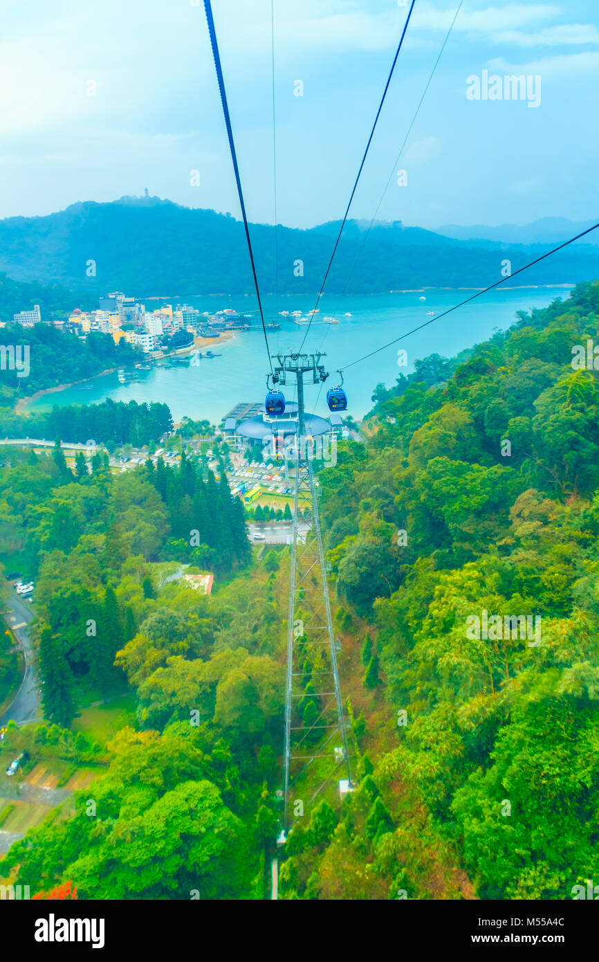The Sun Moon Lake Ropeway is a scenic gondola cable car service that ...