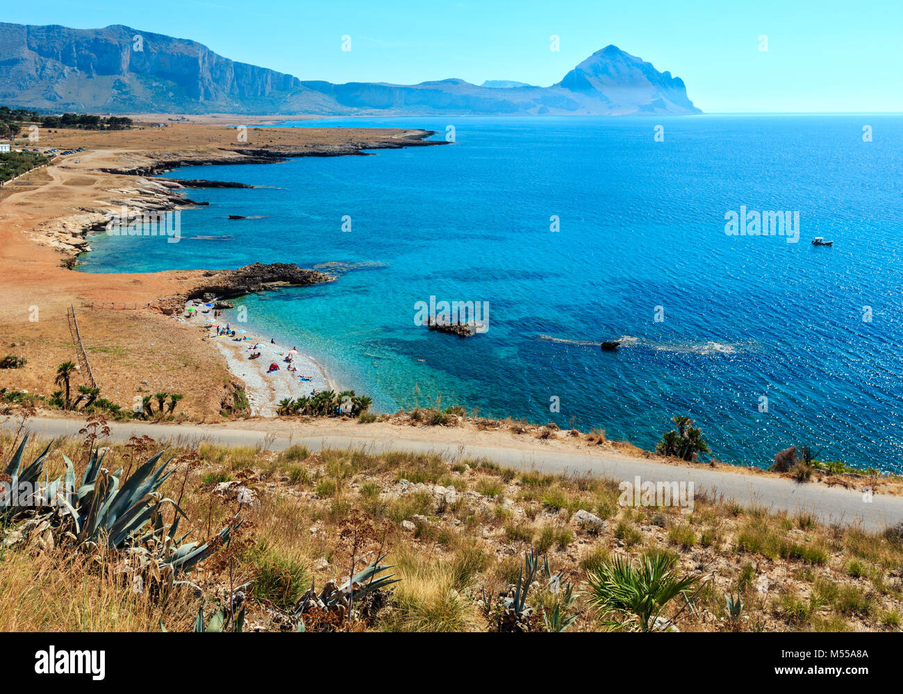 Bue Marino Beach, Macari, Sicily, Italy Stock Photo - Alamy
