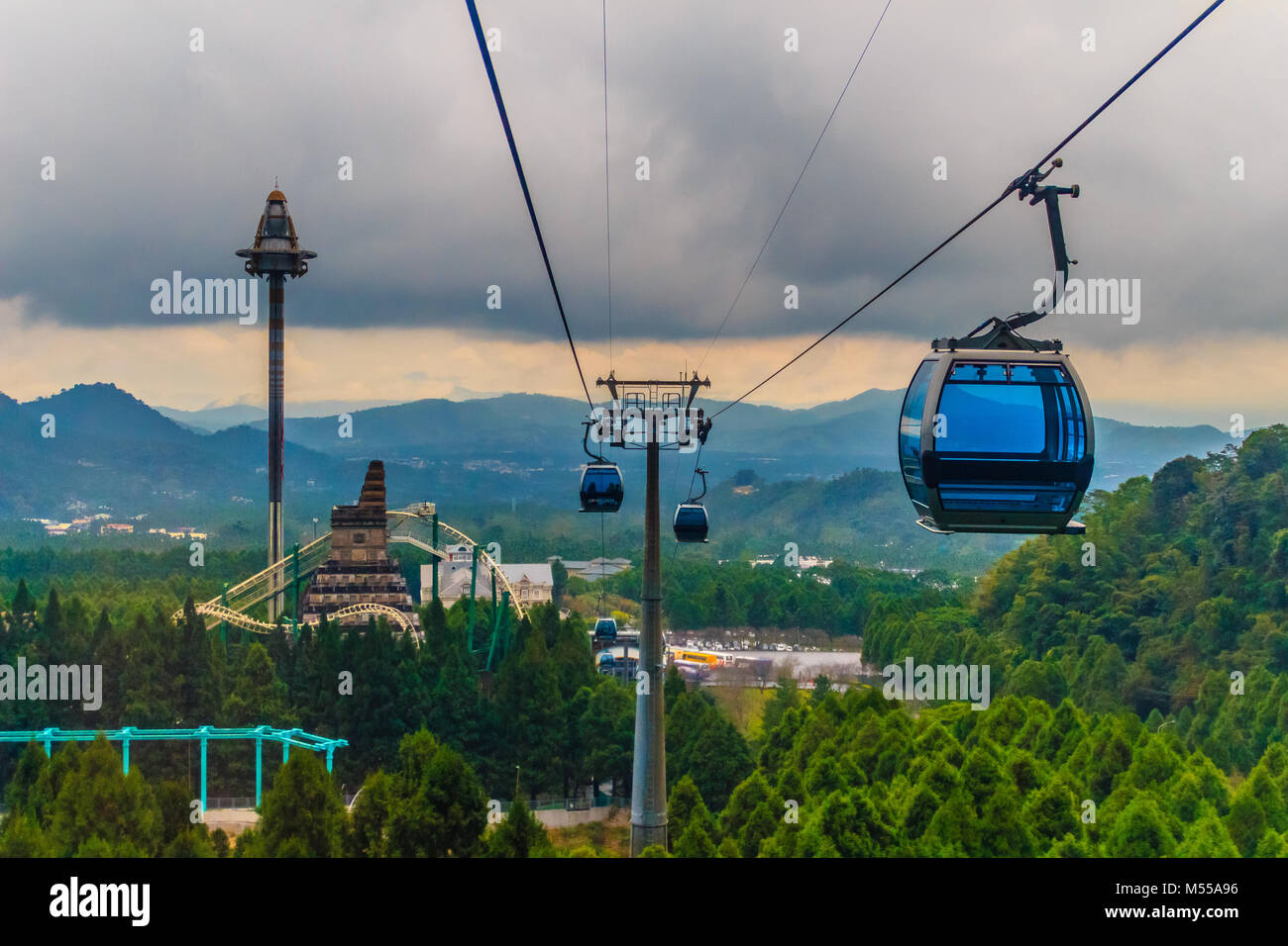 The Sun Moon Lake Ropeway is a scenic gondola cable car service that ...