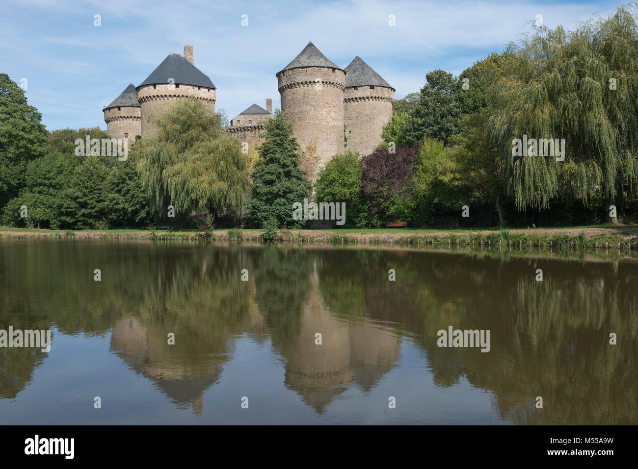 The Château de Lassay is a 15th-century castle in Lassay-les-Châteaux ...