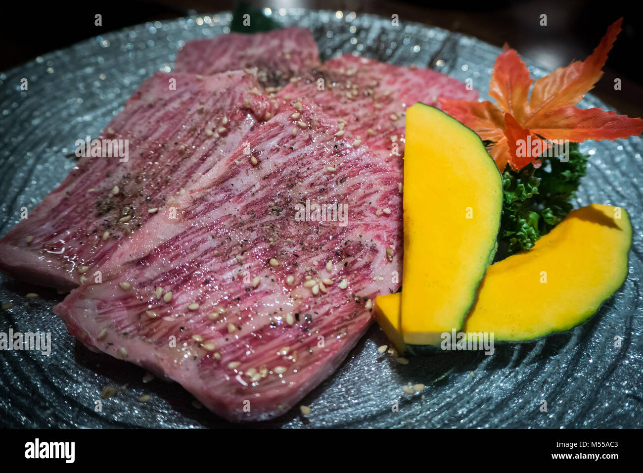 High grade premium wagyu beef in Tokyo Japan Stock Photo - Alamy