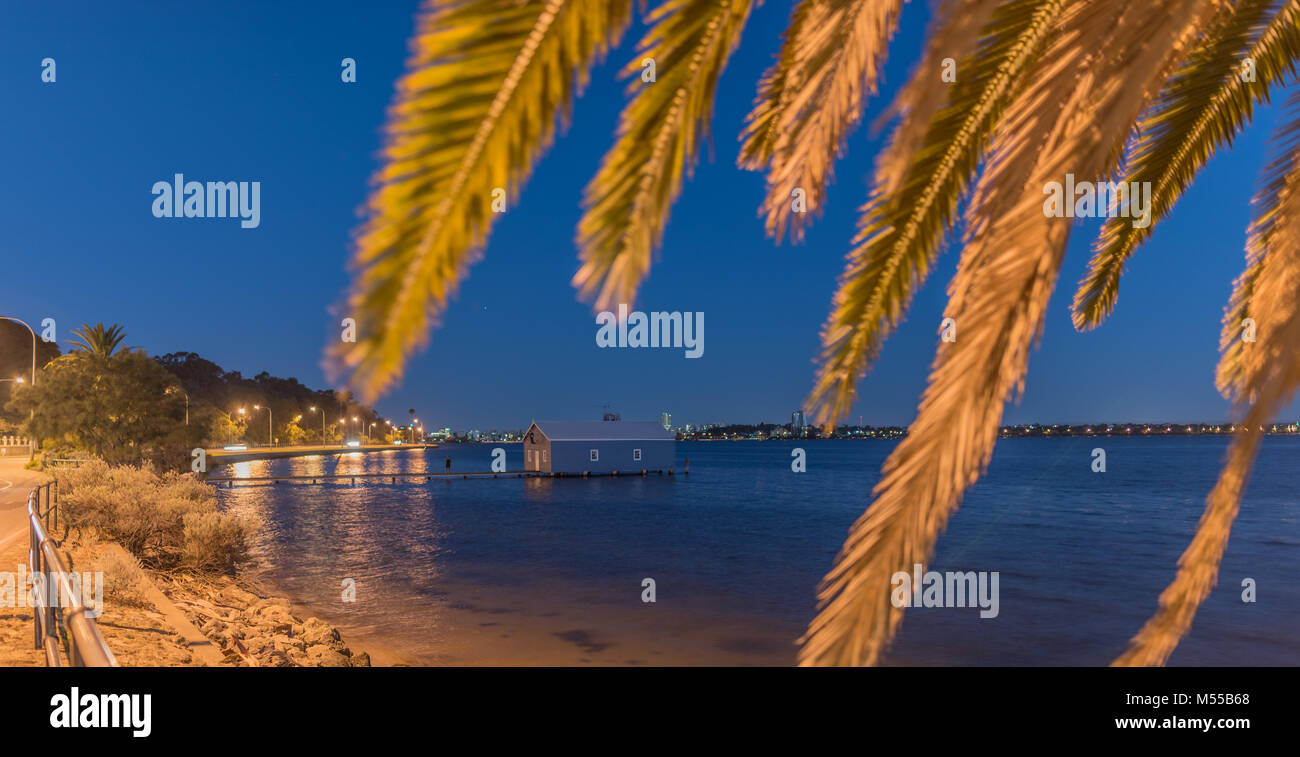 Blue boat house perth hi-res stock photography and images - Alamy