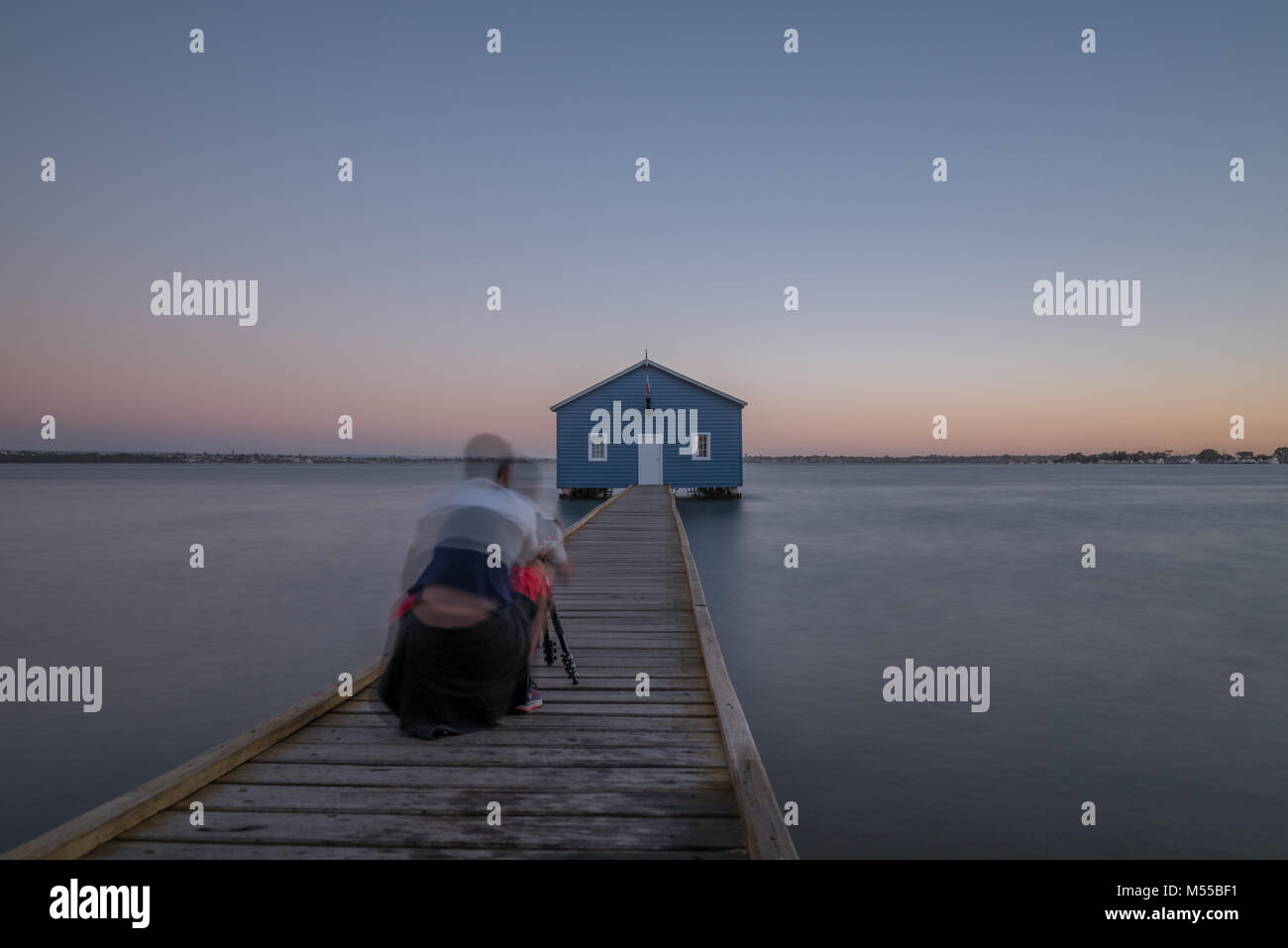 PERTH, Australia, WA / Western Australia - 2017 December 30, Blue Boat ...