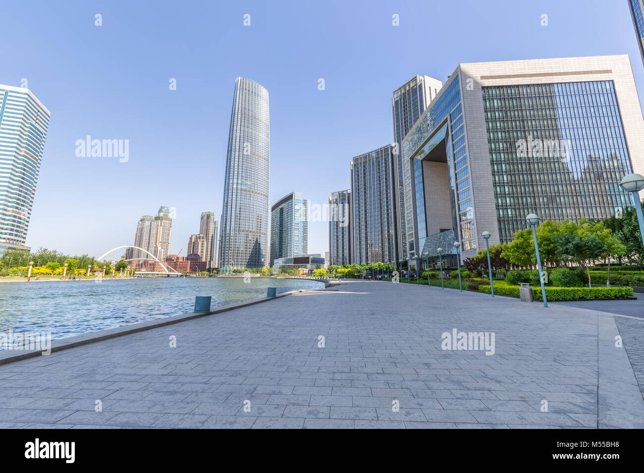 beautiful tianjin cityscape Stock Photo - Alamy
