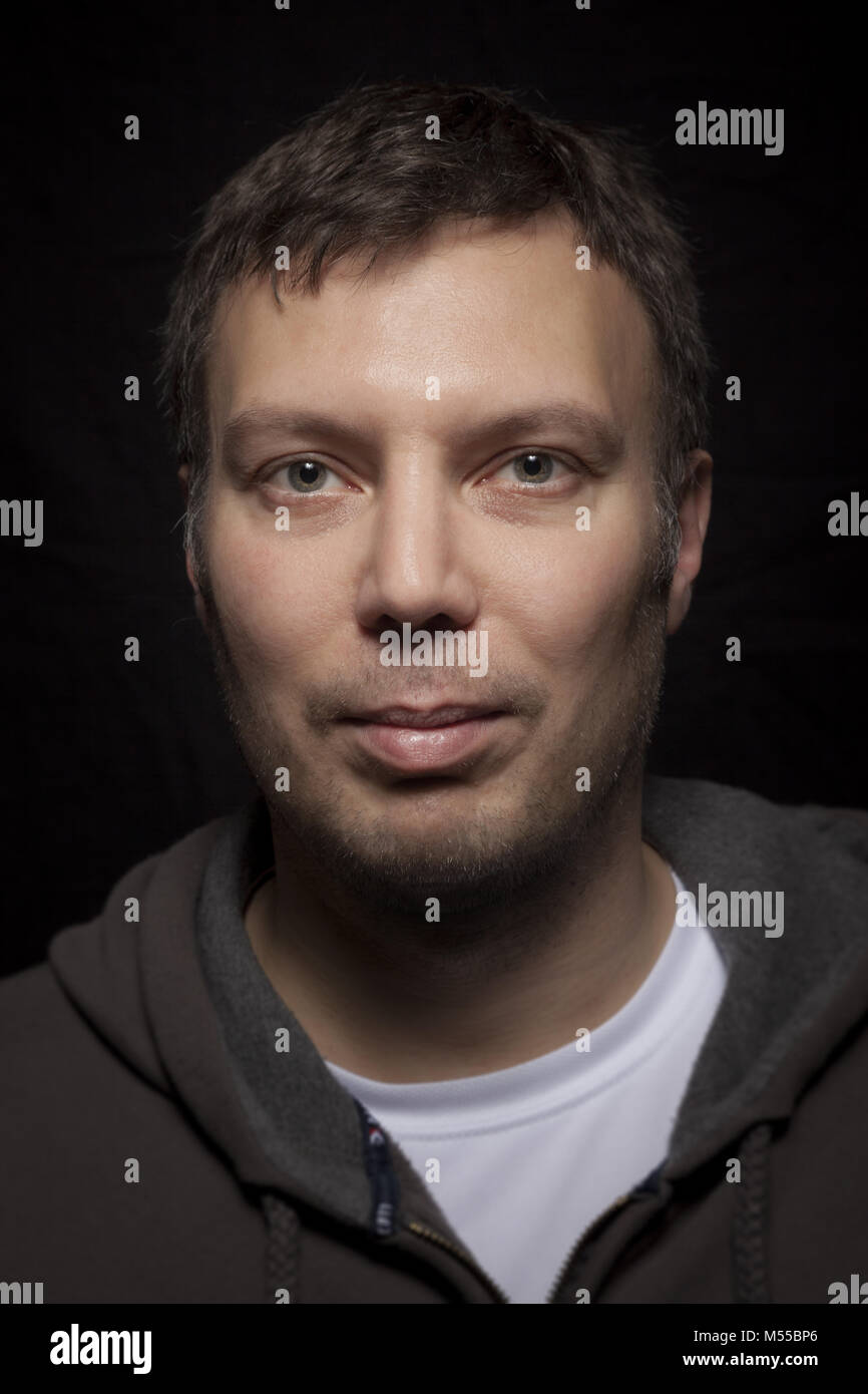 Caucasian, male, portrait hi-res stock photography and images - Alamy