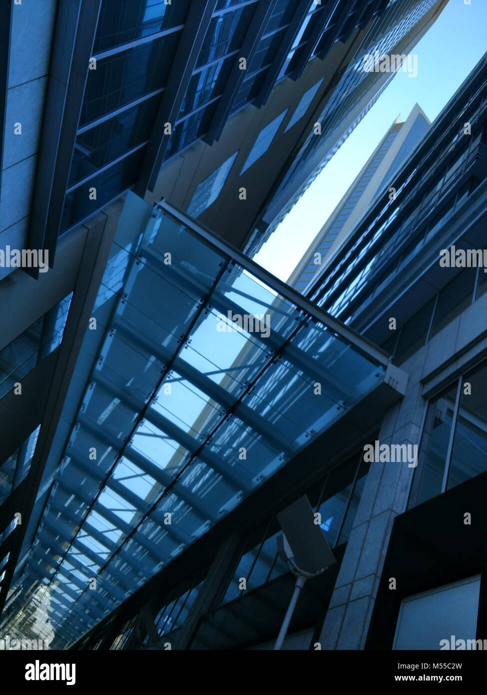 Super structure and architecture facade of modern building Stock Photo ...
