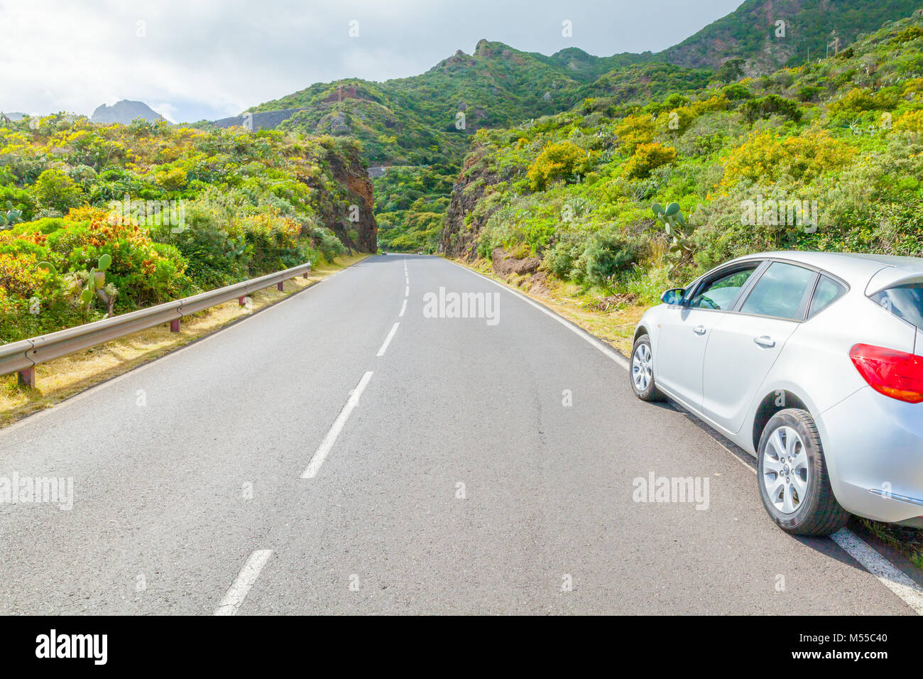 panoramic road in Tenerife mountains Stock Photo - Alamy