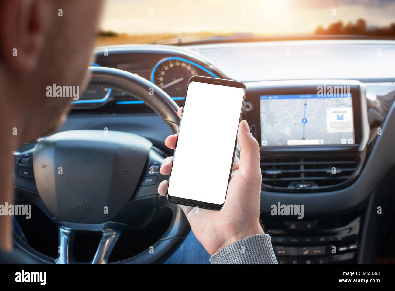 Vehicle navigation map hi-res stock photography and images - Alamy