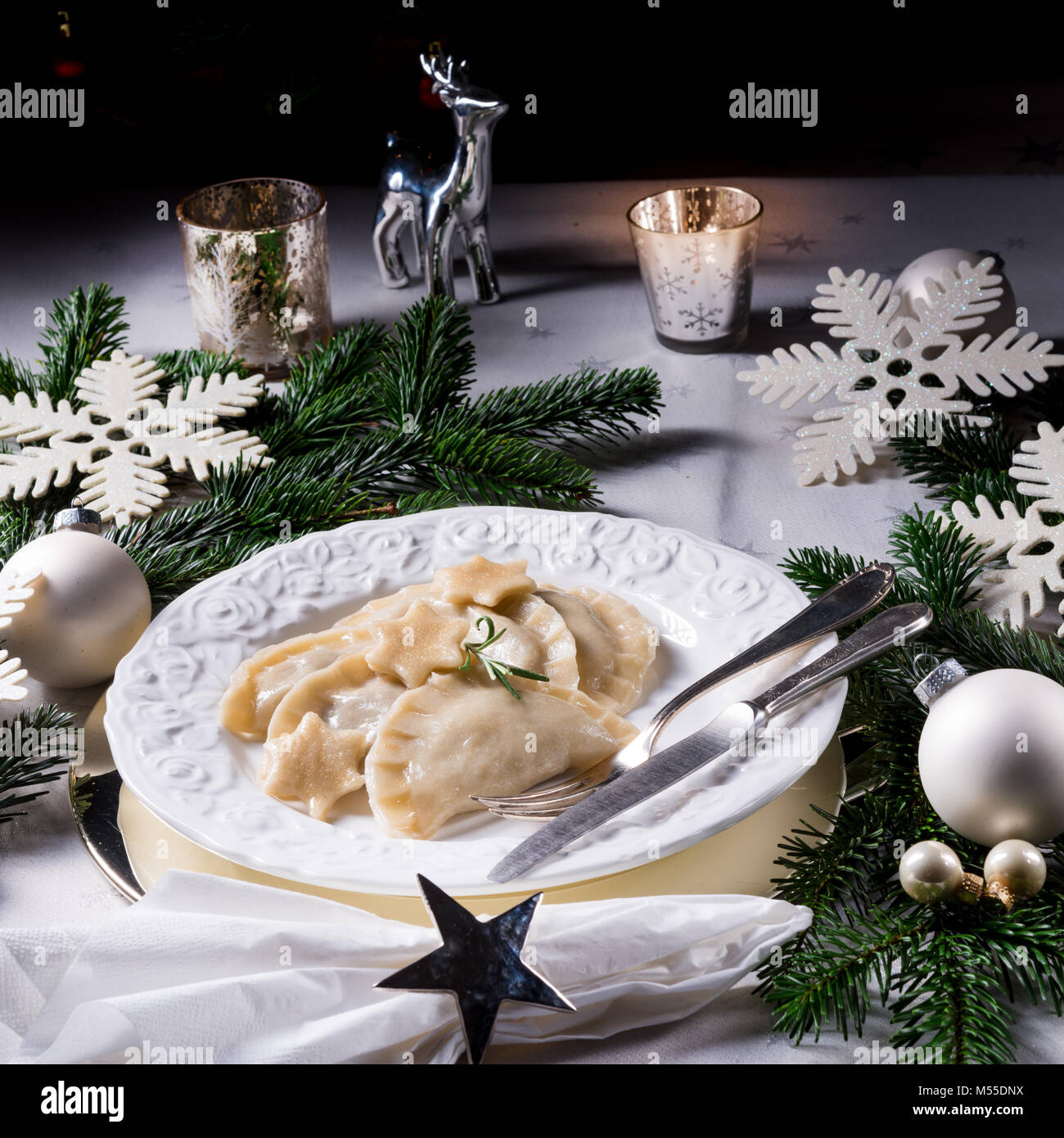 traditional christmas pierogi Stock Photo - Alamy
