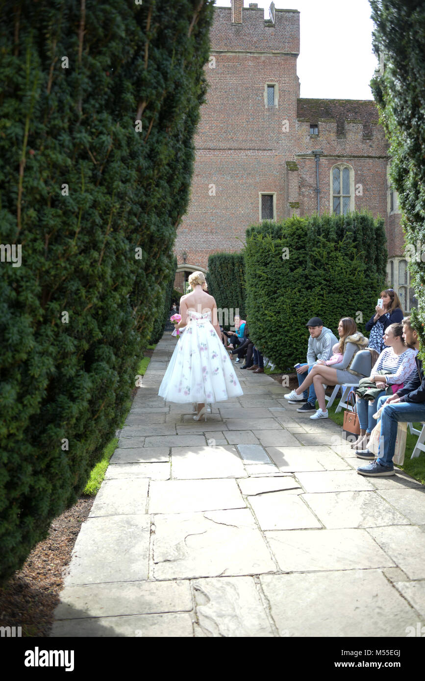 Beautiful girl walking on castle hi-res stock photography and images ...