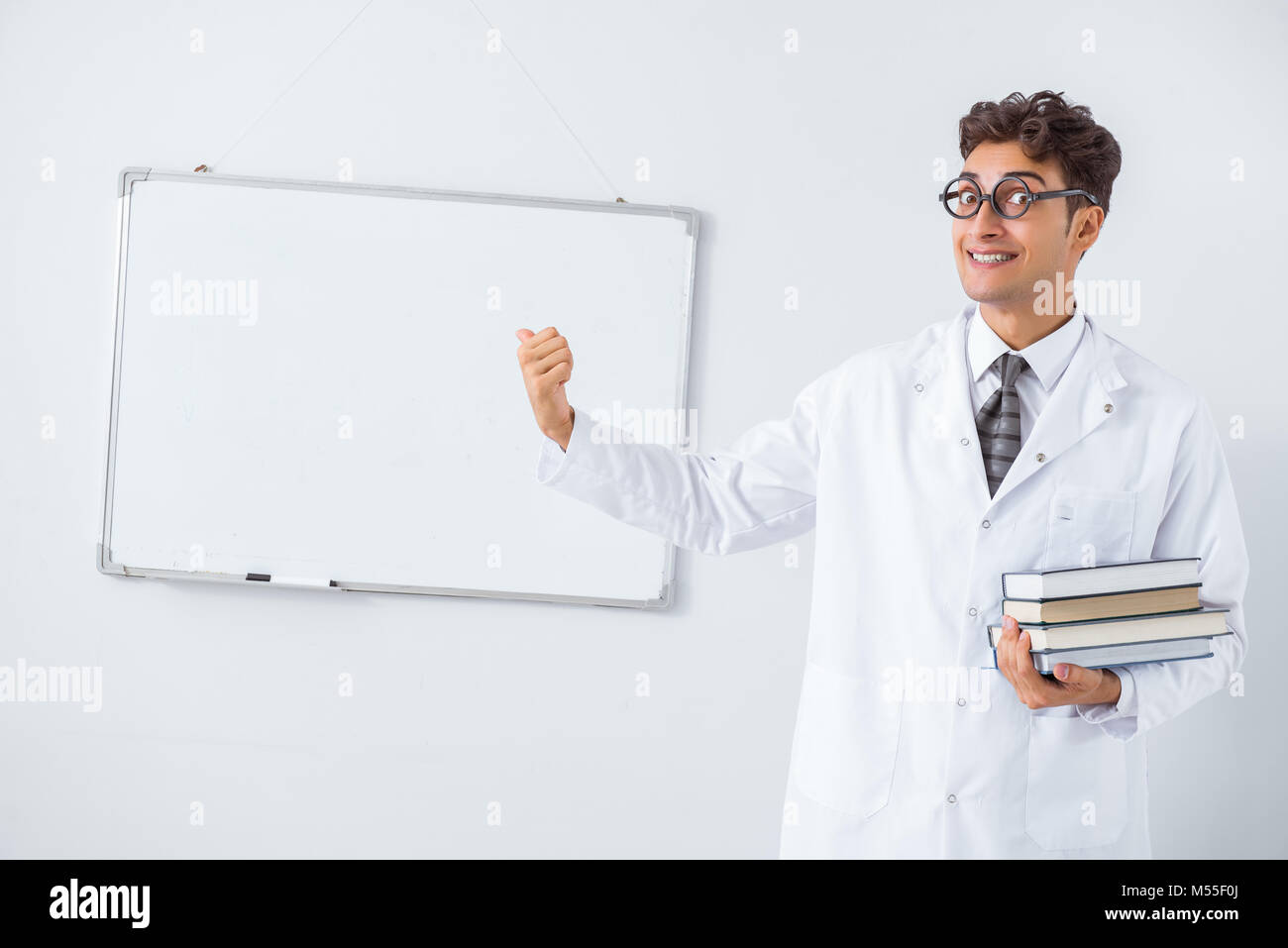 Doctor making presentation medical hi-res stock photography and images ...