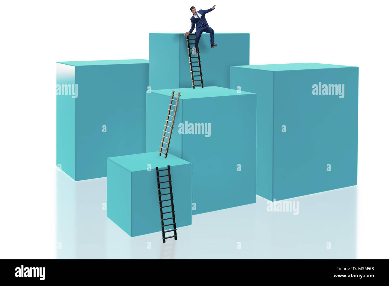 Falling from ladder hi-res stock photography and images - Alamy