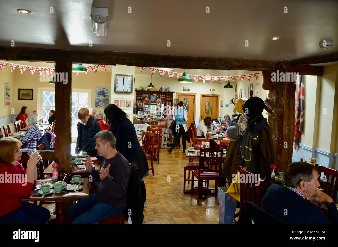 the fourteas WW2 themed cafe in stratford upon avon warwickshire UK ...