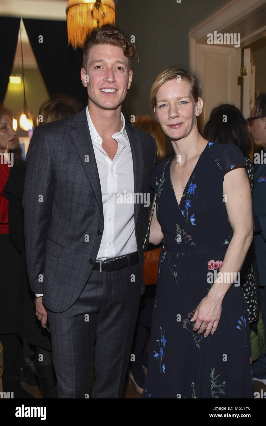 Berlin, Deutschland. 19th Feb, 2018. Daniel Donskoy and Sandra Hueller ...