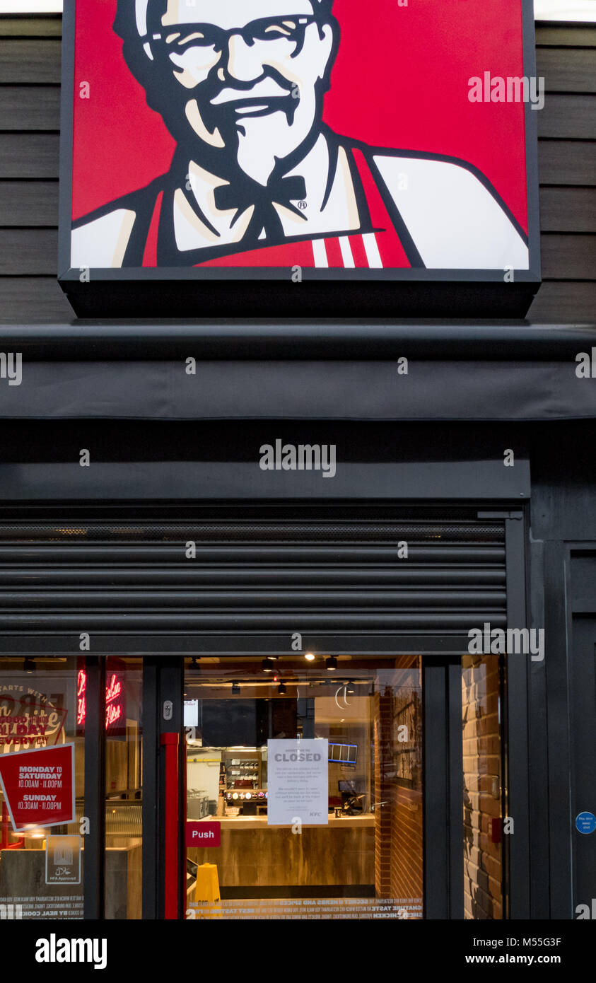 Kfc Closed Stock Photos & Kfc Closed Stock Images - Alamy