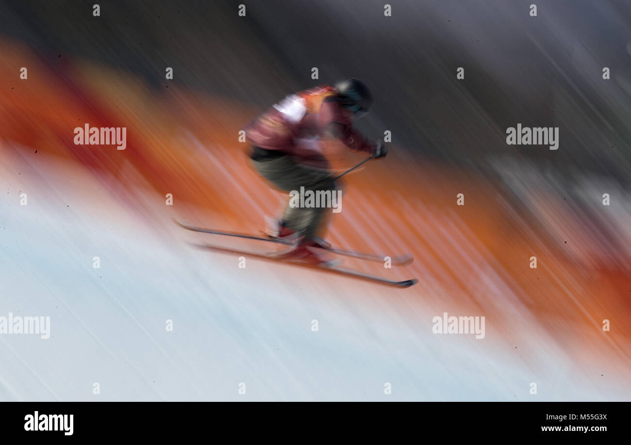 Pyeongchang, South Korea. 20th Feb, 2018. Mike Riddle of Canada ...