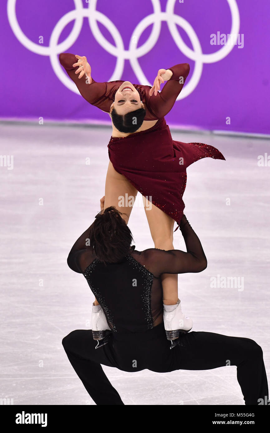 Pyeongchang, South Korea.20 February 2018, South Korea, Gangneung ...