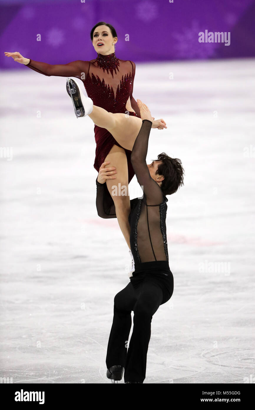 Gangneung, South Korea. 20th Feb, 2018. Gold medal winners TESSA VIRTUE ...