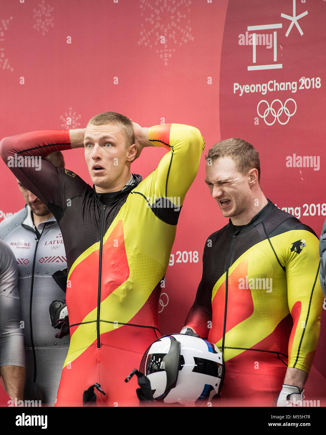 Pyeongchang, South Korea.Francesco FRIEDRICH/Thorsten MARGIS, GER, im ...