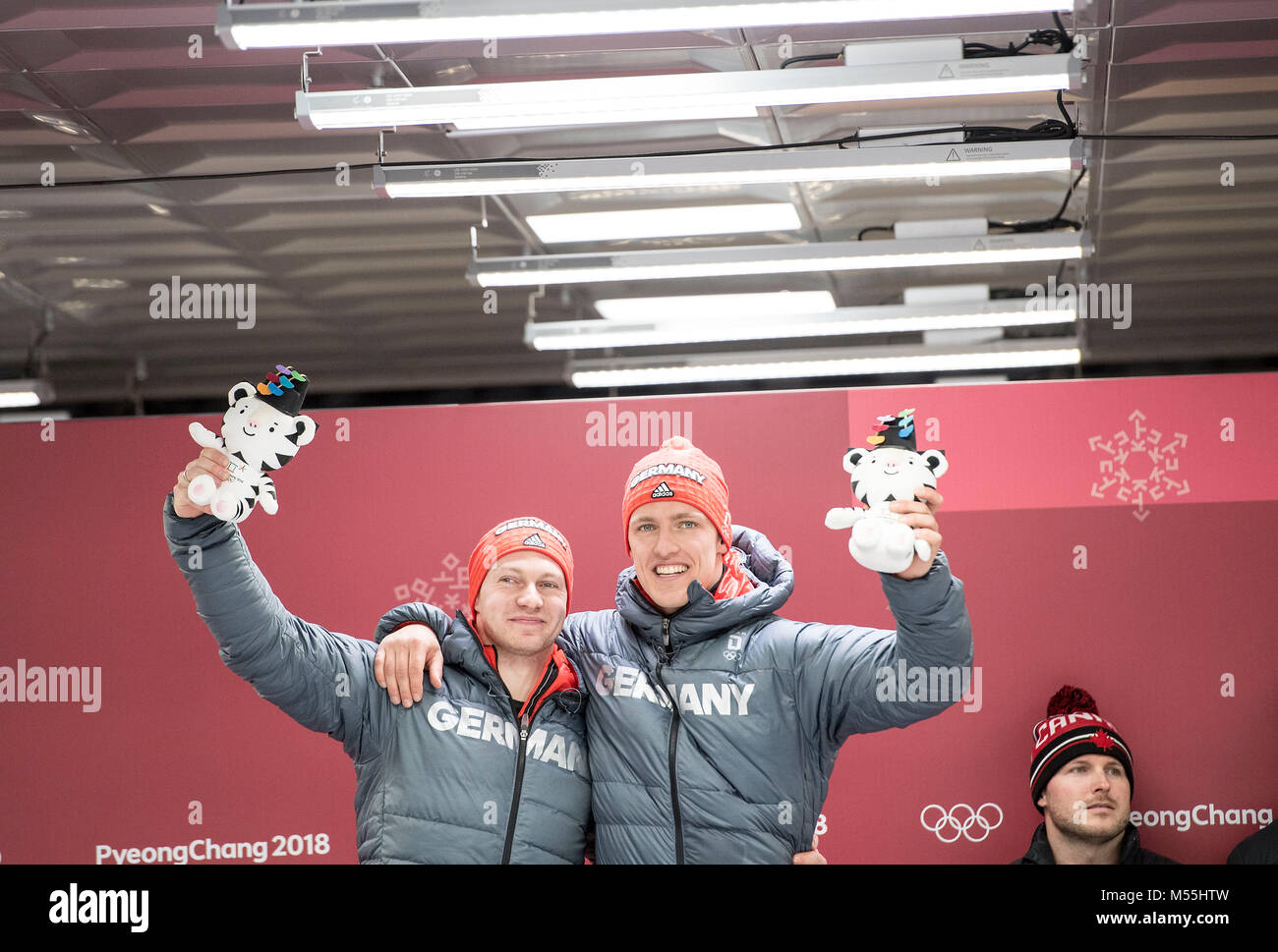 Pyeongchang, South Korea.Francesco FRIEDRICH/Thorsten MARGIS, GER, 1 ...